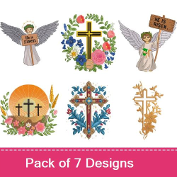 Christian Symbols Embroidery design pack by Mira Embroidery, Embroidery ...