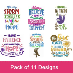 Have Hope Design Pack Embroidery design pack by Mira Embroidery ...