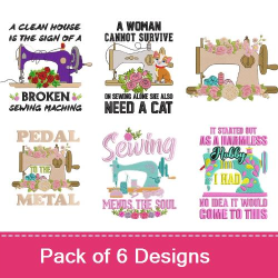Sewing Machine Embroidery design pack by Needle Noodle Embroidery ...