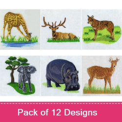 Realistic 017 Embroidery design pack by Premium Embroidery, Embroidery ...