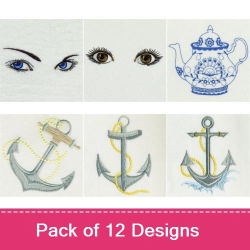 Realistic 039 Embroidery design pack by Premium Embroidery ...