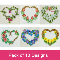 Floral 022 Embroidery design pack by Premium Embroidery ...
