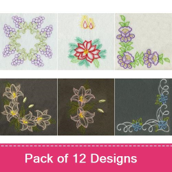 Vintage 004 Embroidery design pack by Premium Embroidery ...