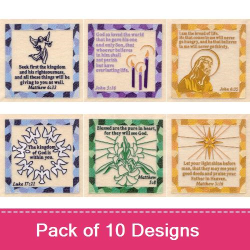 Bible Verse Squares Embroidery design pack by Starbird Inc ...