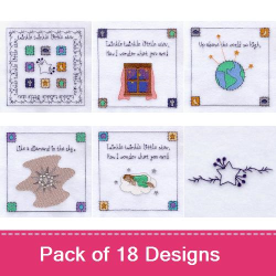 Twinkle Star Story Book Embroidery design pack by Starbird Inc ...