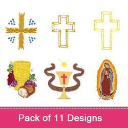 Christian Symbols Embroidery design pack by Stitchitize, Embroidery ...