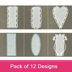 FSL Template Bookmarks Embroidery design pack by Sweet Heirloom ...