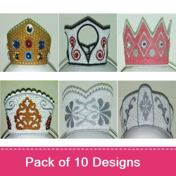 FSL Crowns Embroidery design pack by Twilight Firefly Designs ...