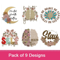 Self Love Matters Embroidery design pack by Unicorn Creatives ...