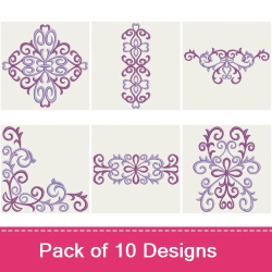 Simple Heirloom Embroidery design pack by Wind Bell Embroidery ...