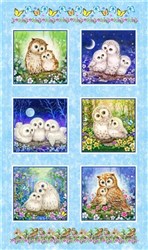 Epic Owls Block Panel Blue Kayomi with Free $89.99 Bundle ...