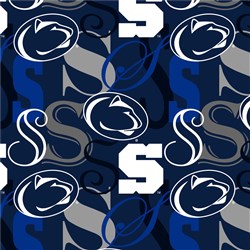 Penn State Nittany Lions NCAA College Letters Sykel Cotton Fabric SYK ...