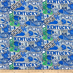 Kentucky Wildcats Pop Art Graffiti Cotton Fabric KY 1165 with Free $89. ...