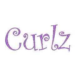 Curlz Font Embroidery Photos