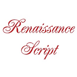 Renaissance Script by Alpinemastiff Designs on EmbroideryDesigns.com ...