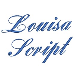 Louisa Script by Alpinemastiff Designs on EmbroideryDesigns.com ...