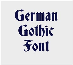 German gothic by Artsy Knots on EmbroideryDesigns.com ...