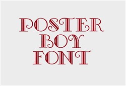 Poster boy by Artsy Knots on EmbroideryDesigns.com | EmbroideryDesigns.com