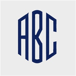 Diamond monogram by Artsy Knots on EmbroideryDesigns.com ...