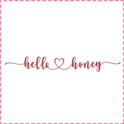 Hello Honey Font by Artsy Knots on EmbroideryDesigns.com ...