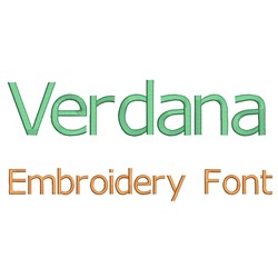Verdana Font by Artsy Knots on EmbroideryDesigns.com ...