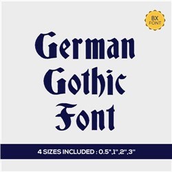 German gothic Embrilliance by Artsy Knots on EmbroideryDesigns.com ...