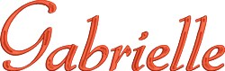 Gabrielle Font by Chic Embroidery Creations on EmbroideryDesigns.com ...
