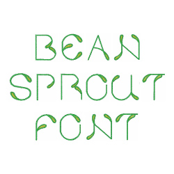 Bean Sprout Font by Concord Collections on EmbroideryDesigns.com ...