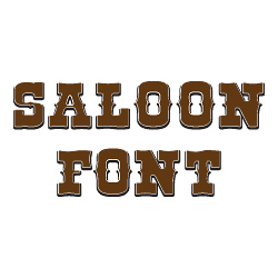 Saloon Font by Concord Collections on EmbroideryDesigns.com ...