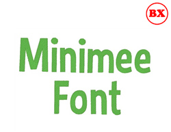 Minimee Font Embrilliance by Easy Embroidery on EmbroideryDesigns.com ...