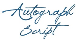 Autograph Script Font by Easy Embroidery Home Format Fonts on ...