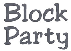 Block Party Font by Easy Embroidery on EmbroideryDesigns.com ...