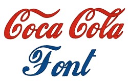 Coca Cola Font by Easy Embroidery on EmbroideryDesigns.com ...
