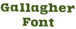 Gallagher Font by Easy Embroidery on EmbroideryDesigns.com ...