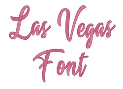 Las Vegas Font by Easy Embroidery on EmbroideryDesigns.com ...