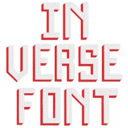 Inverse Font by Embroidery Patterns on EmbroideryDesigns.com ...