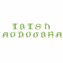Irish Monogram by Embroidery Patterns Home Format Fonts on ...