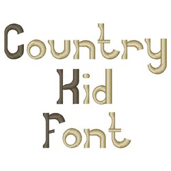 Country Kid Font by Embroidery Patterns Home Format Fonts on ...