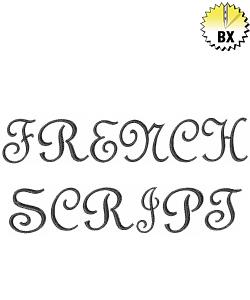 French Script Alphabet Embrilliance by Embroidery Patterns on ...