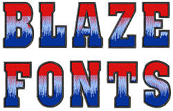 Blaze Font by Embroidery Patterns on EmbroideryDesigns.com ...