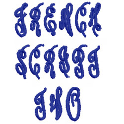 French Script 2 by Embroidery Patterns on EmbroideryDesigns.com ...
