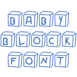 Baby Blokk Font Baby Block Monogram Svg Alphabet And Numbers Svg, Dxf
