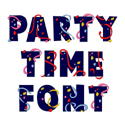 Party Time Font by Embroidery Patterns Home Format Fonts on ...