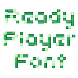 Ready Player Font by Embroidery Patterns on EmbroideryDesigns.com ...