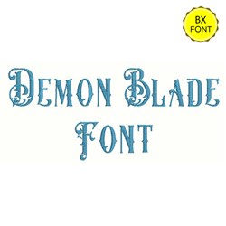 Demon Blade Embrilliance by Field Of Stitches on EmbroideryDesigns.com ...