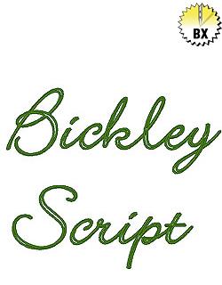 Bickley Script Embrilliance by Fireside Threads on EmbroideryDesigns ...