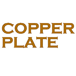 Copper Plate Font