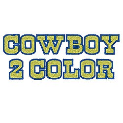 Cowboy 2 Color by Fireside Threads on EmbroideryDesigns.com ...