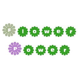 Flower Power Alphabet by Foxy Ladybug Designs on EmbroideryDesigns.com ...