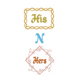 His-n- Hers by Foxy Ladybug Designs Home Format Fonts on ...